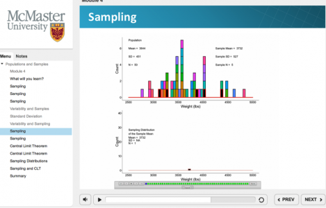Descriptive & Inferential Statistics Modules - McMaster ...